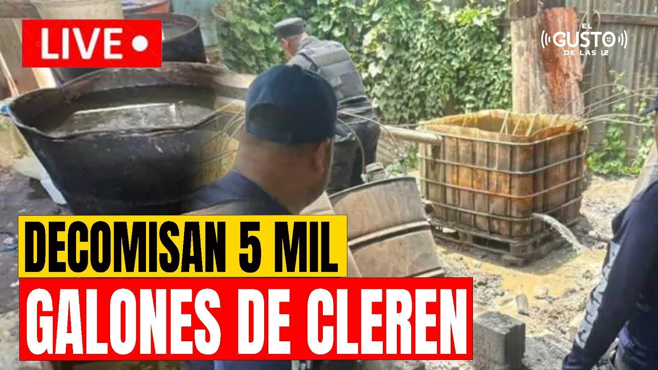 DECOMISAN 5 MIL GALONES DE CLEREN - 5ta Tem - Ep 862, Junio 10 -2024 ...