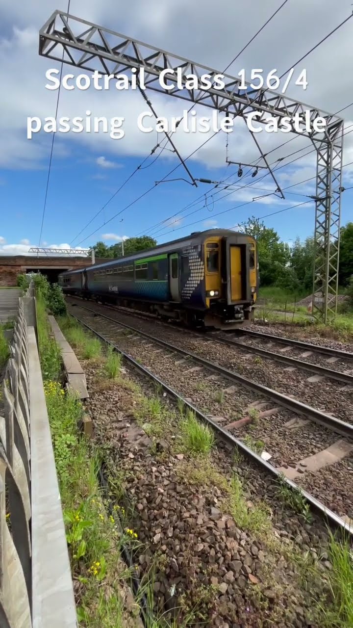 Scotrail Class 156/436 Passing Carlisle Castle. #scotrail # ...