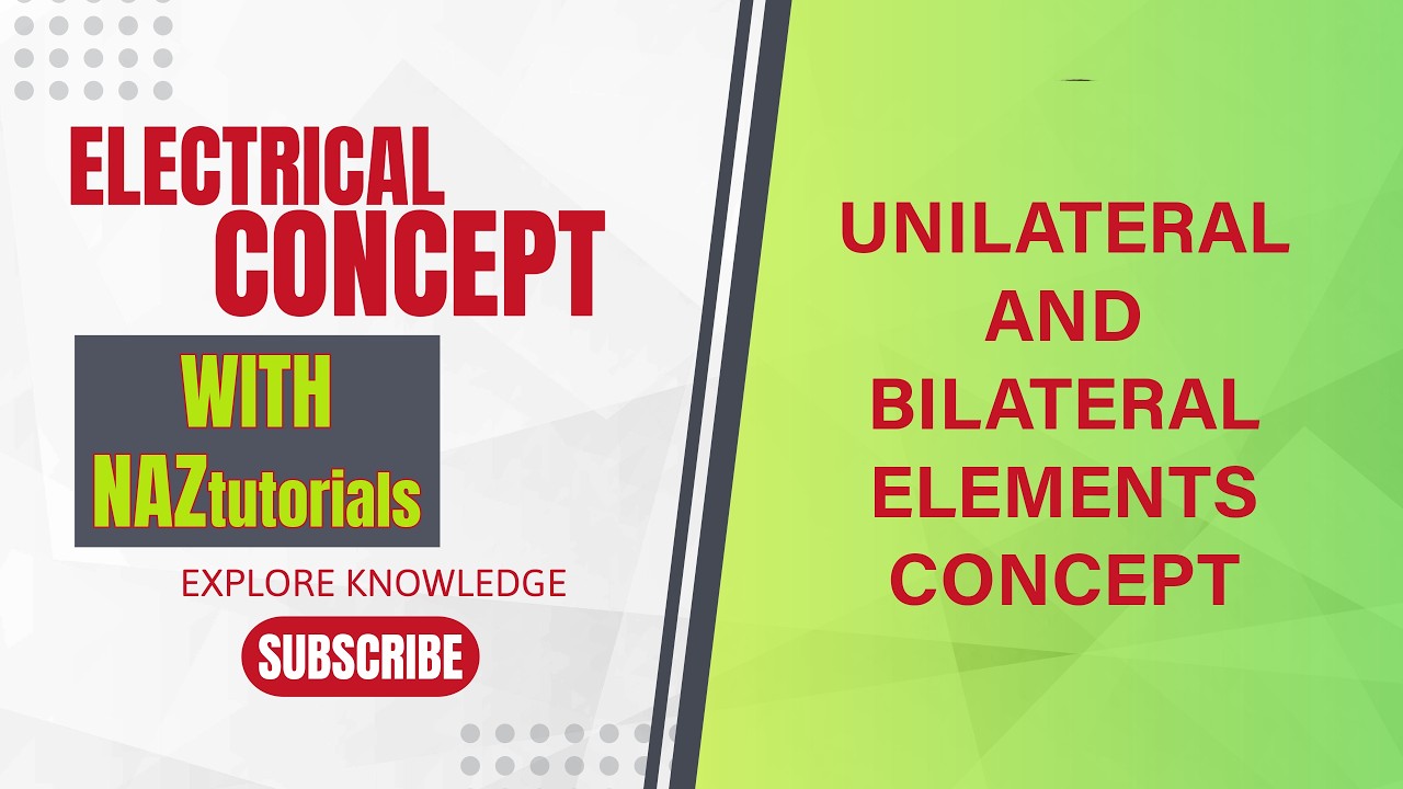 UNILATERAL AND BILATERAL ELEMENTS CONCEPT - YouTube