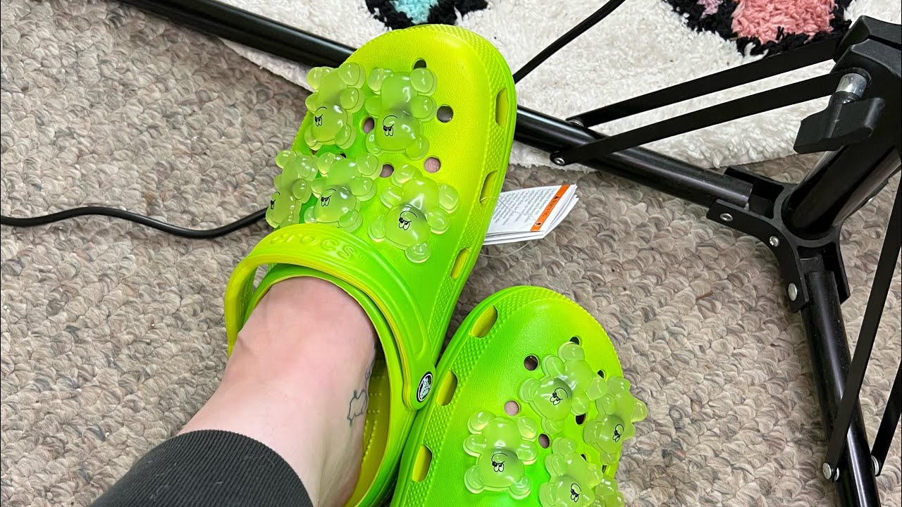 Lazy Oaf x Croc Collab Unboxing | Green Gooey Bear - YouTube