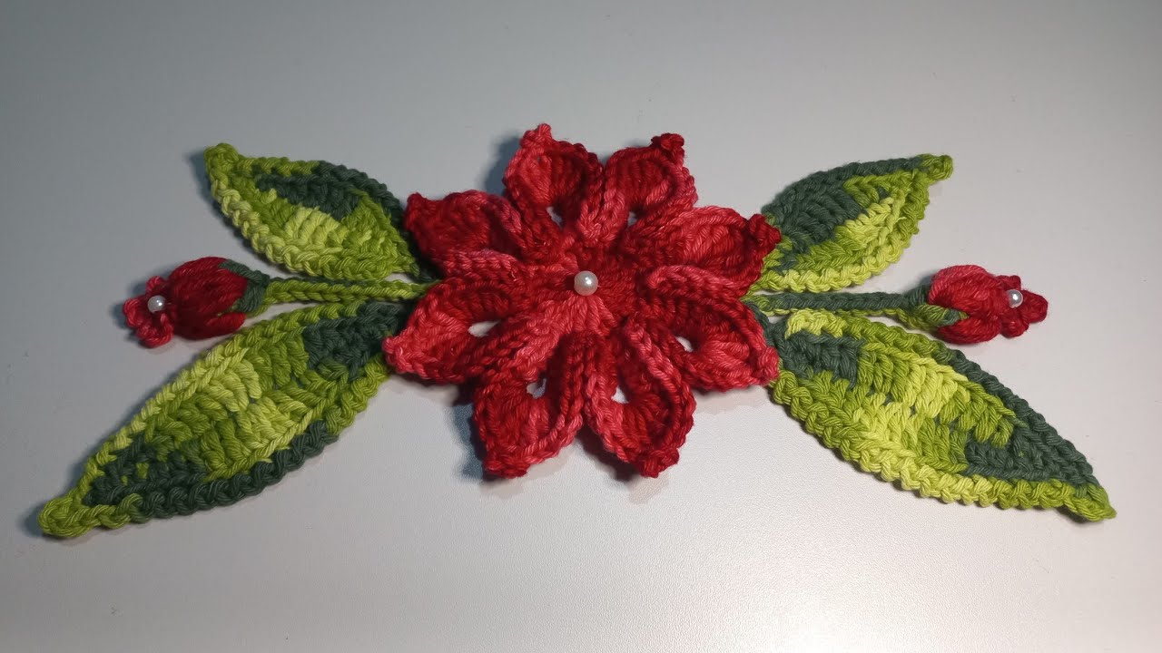 FLOR REAL 🌺 E FOLHAGENS 🍃PARA APLICAÇÕES...Vem para o passo a passo😍 ...