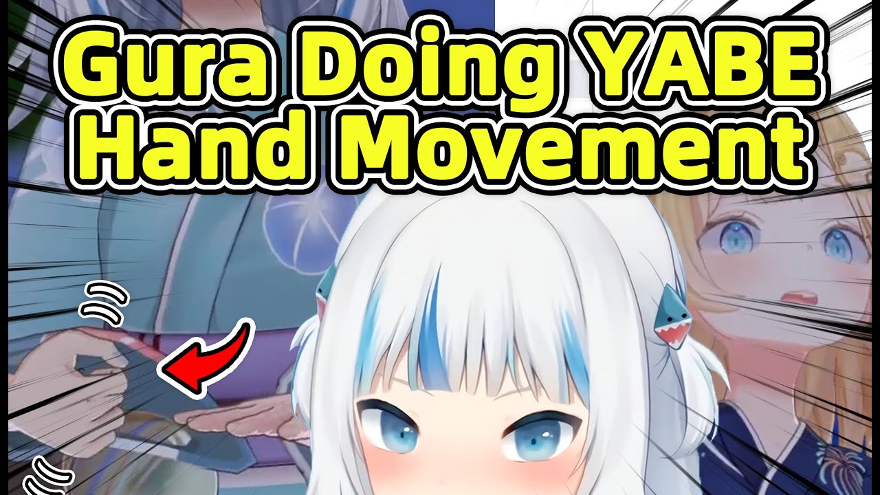 Gura Did SOME Hand Movement Made Chat Speed... (Ame & Gura 3D Collab ...