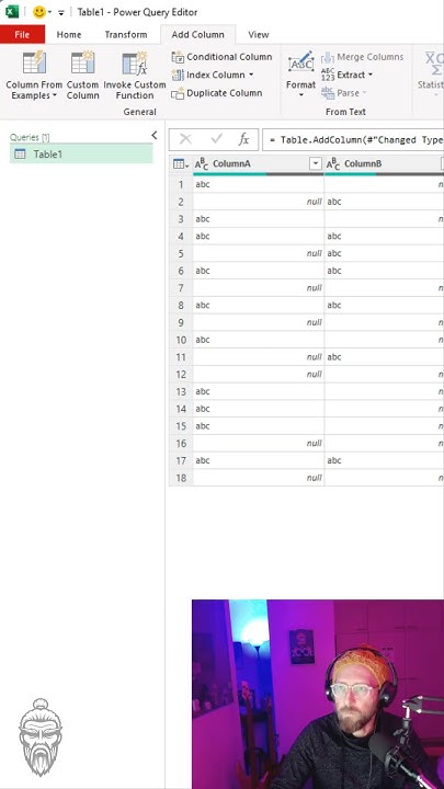 Power Query - Remove rows with null values - YouTube