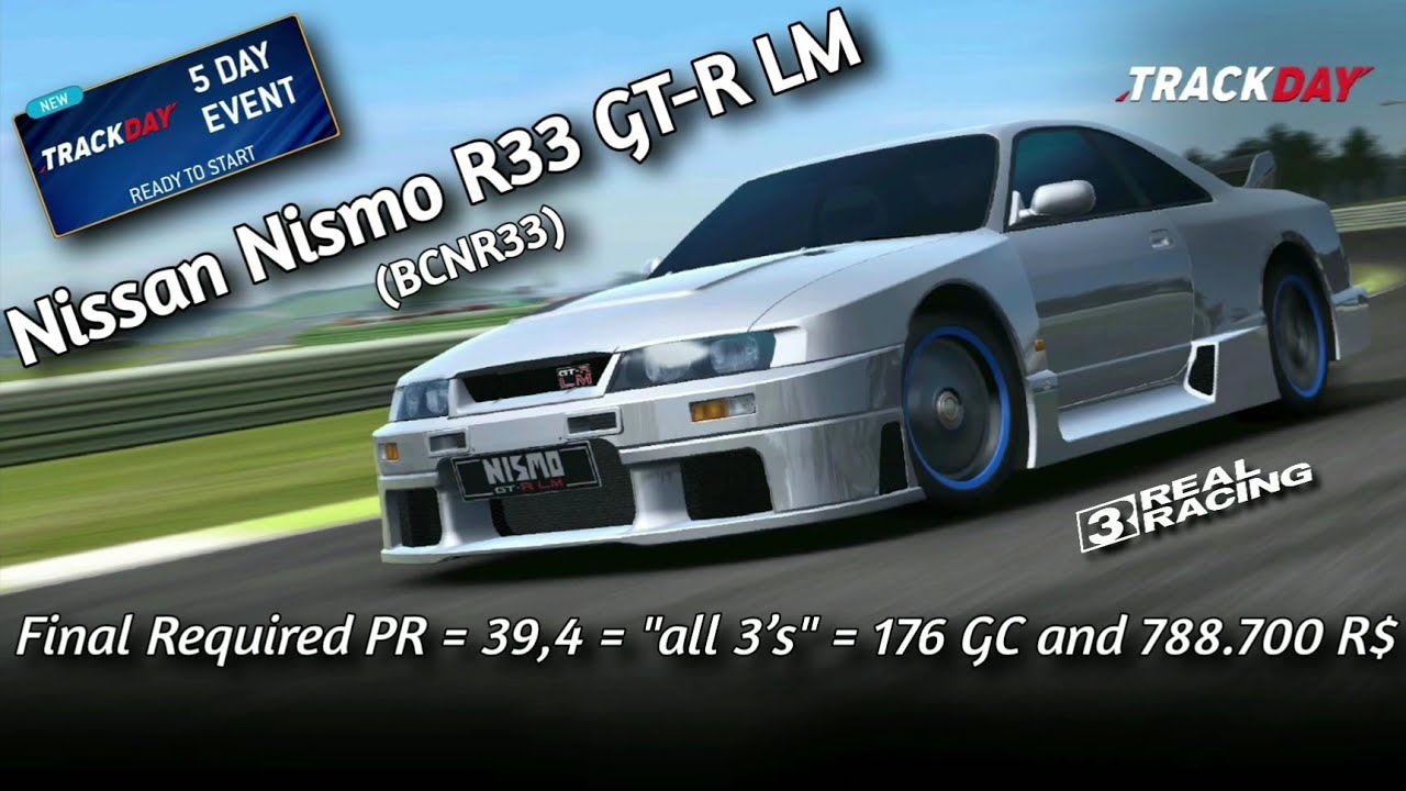 Nissan NISMO GT-R LM (BCNR33) in Track Day: NISMO R33 - RR3 - YouTube