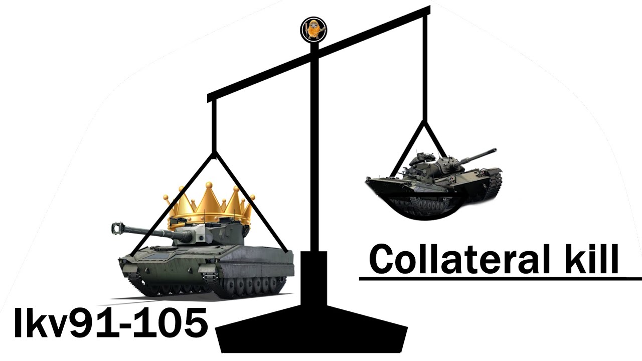 Collateral double kill Ikv91-105 - YouTube