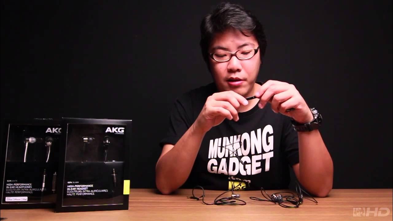 รีวิว : หูฟัง AKG K374 & AKG K375 - YouTube