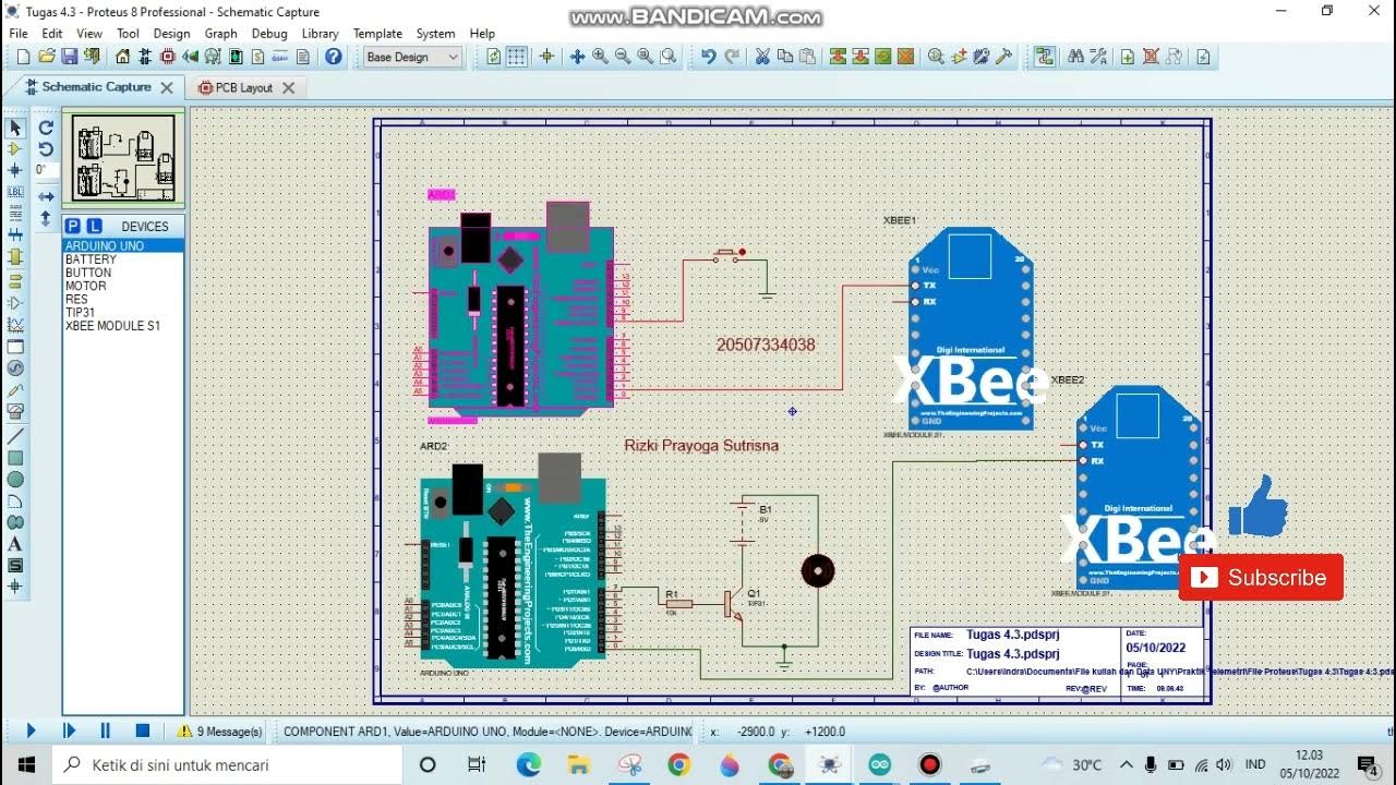 Cara mensimulasikan xbee atau zigbee pada software proteus !!! - YouTube
