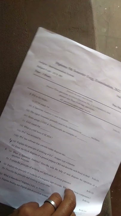 5th semester diploma 2023 ka questions paper jharkhand polytechnic ...