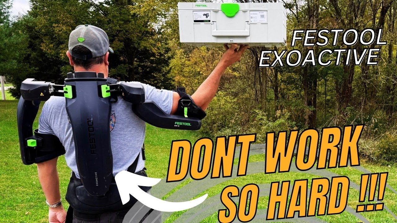 Don't work so hard! Festool Exoactive Skeleton - YouTube