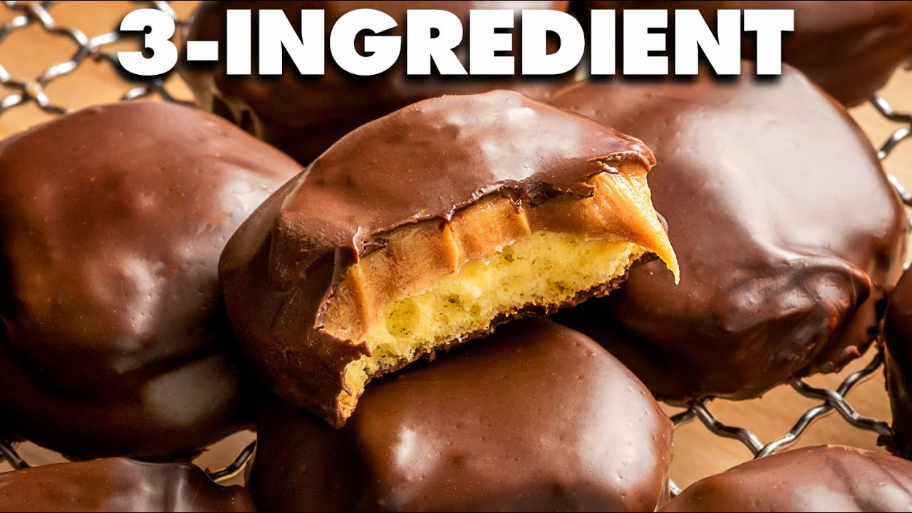 3 Ingredient Tagalongs Recipe - Homemade Girl Scout Tagalong Cookies ...