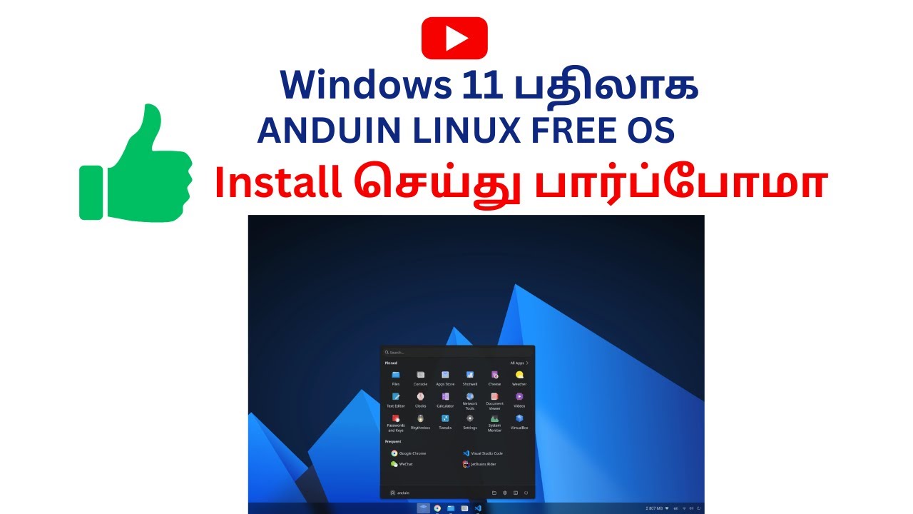 I Installed ANDUIN OS and Here's What Happened | In Tamil | Classy IT ...
