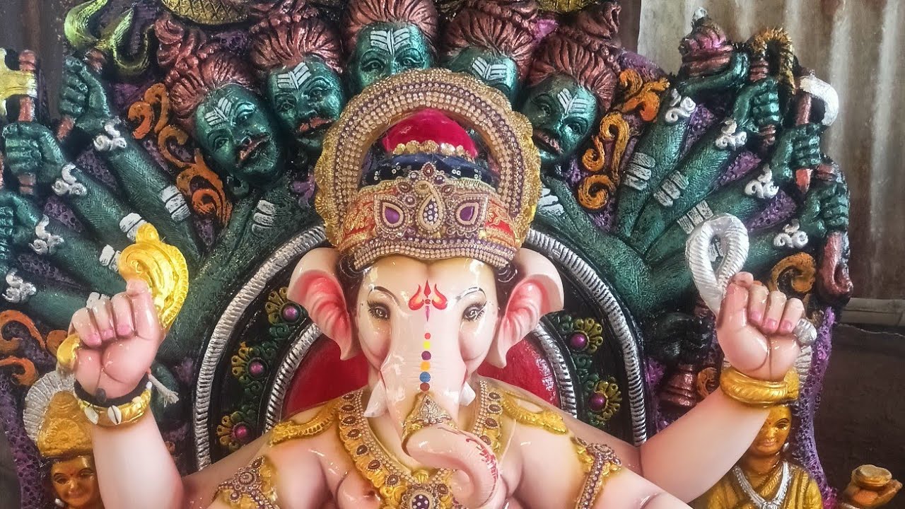 solapur and Mumbai types of ganesh idol making in dhoolpet || Dharamraj ...