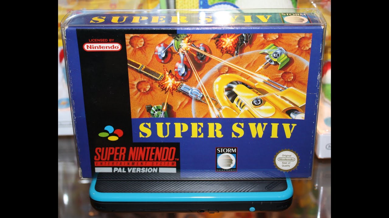 Super SWIV (SNES) the final level of the game, with the Helicopter.No ...