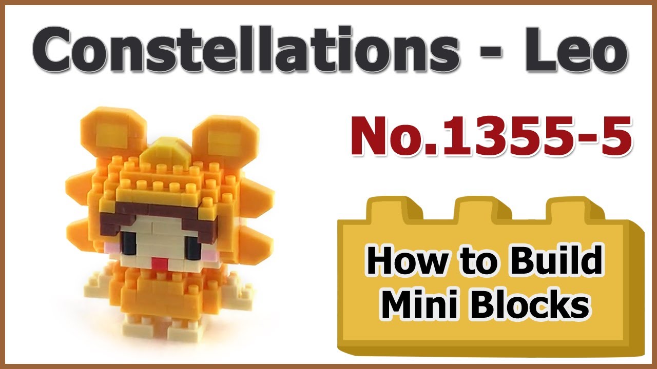 How to Build Mini Blocks Zodiac Constellations - Leo No.1355-5 Review ...