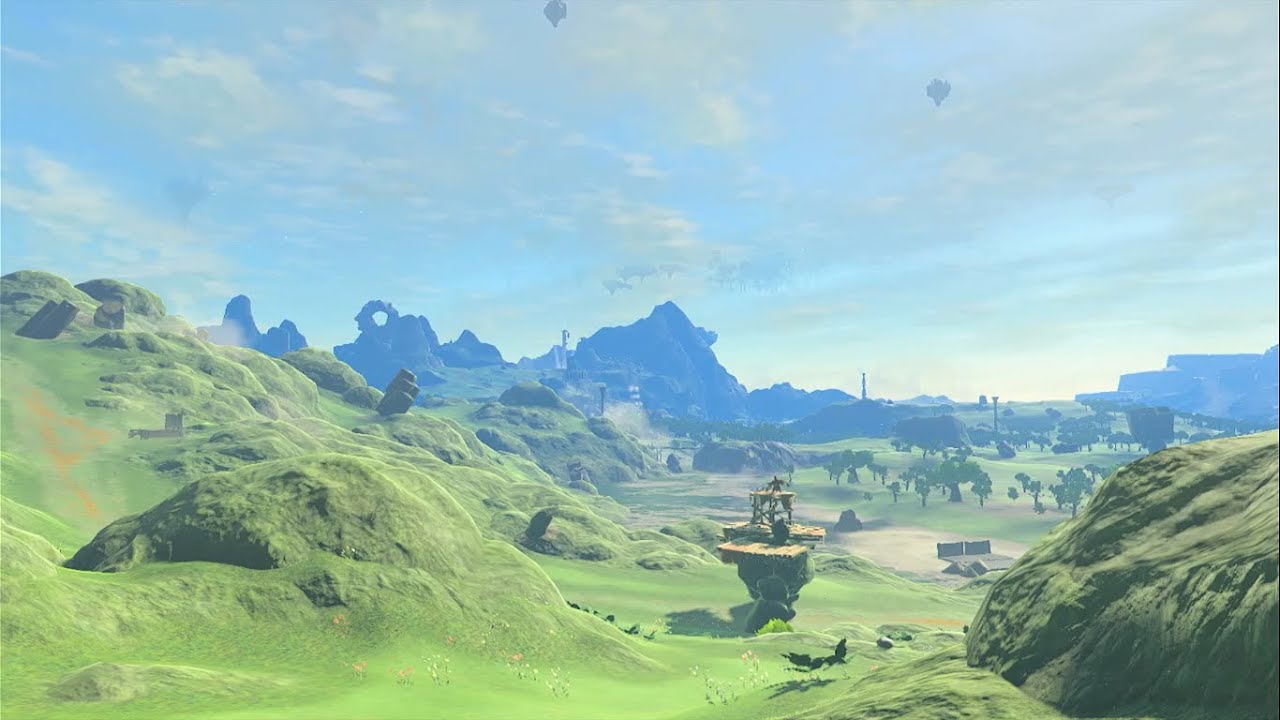 Hyrule Field (Tears of the Kingdom) - Serene Scene (1 Hour) - YouTube