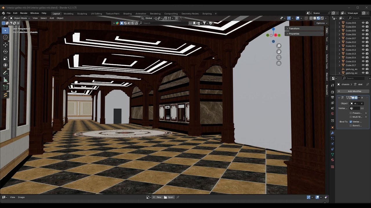 SOLLUMZ BLENDER + CODEWALKER GTA V FIVEM MLO WALIKOTA GALILEO - YouTube