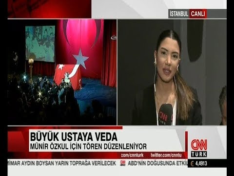 MÜNİR ÖZKUL İÇİN MUHSİN ERTUĞRUL SAHNESİ'NDE TÖREN