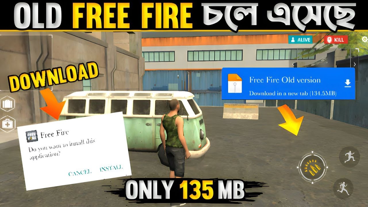 Good News 🔔 Old FREE FIRE Back | Old Free Fire Download | Old FF ...