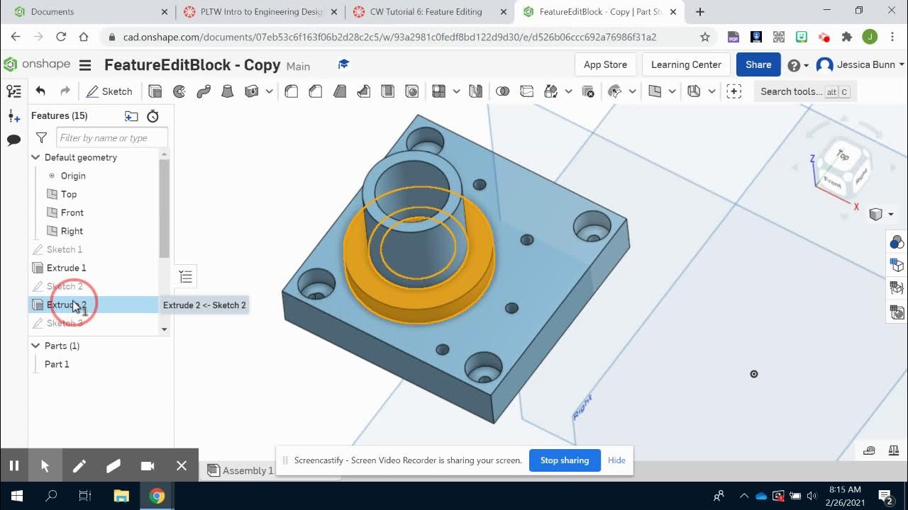 Onshape 6: Feature Editing - YouTube
