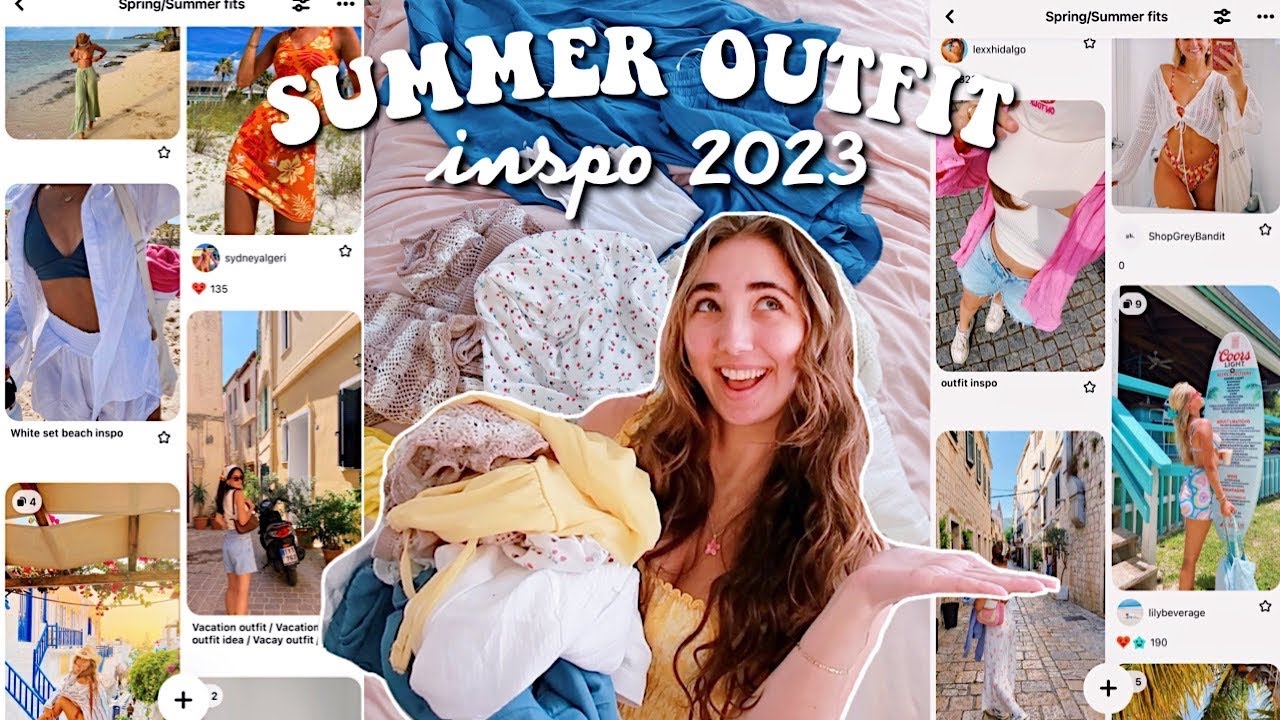 SUMMER OUTFIT INSPO 2023*pinterest inspired!! - YouTube