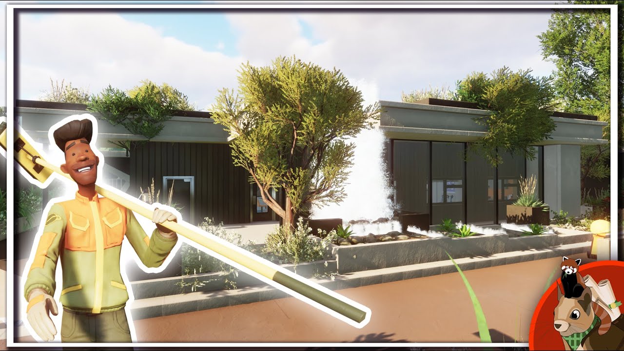 Modern Luxury Staff Building | Eve Zoo | Planet Zoo Speedbuild - YouTube