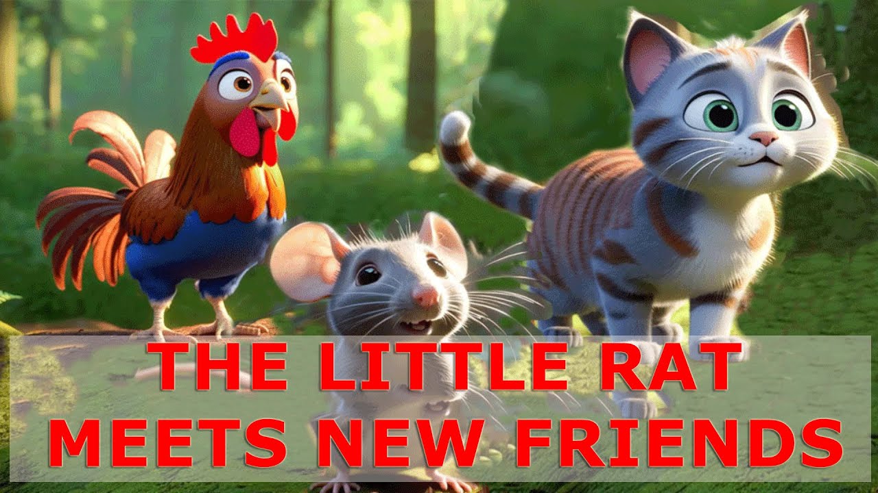 The Little Rat's Journey to New Friends | Heartwarming Family Tale with ...