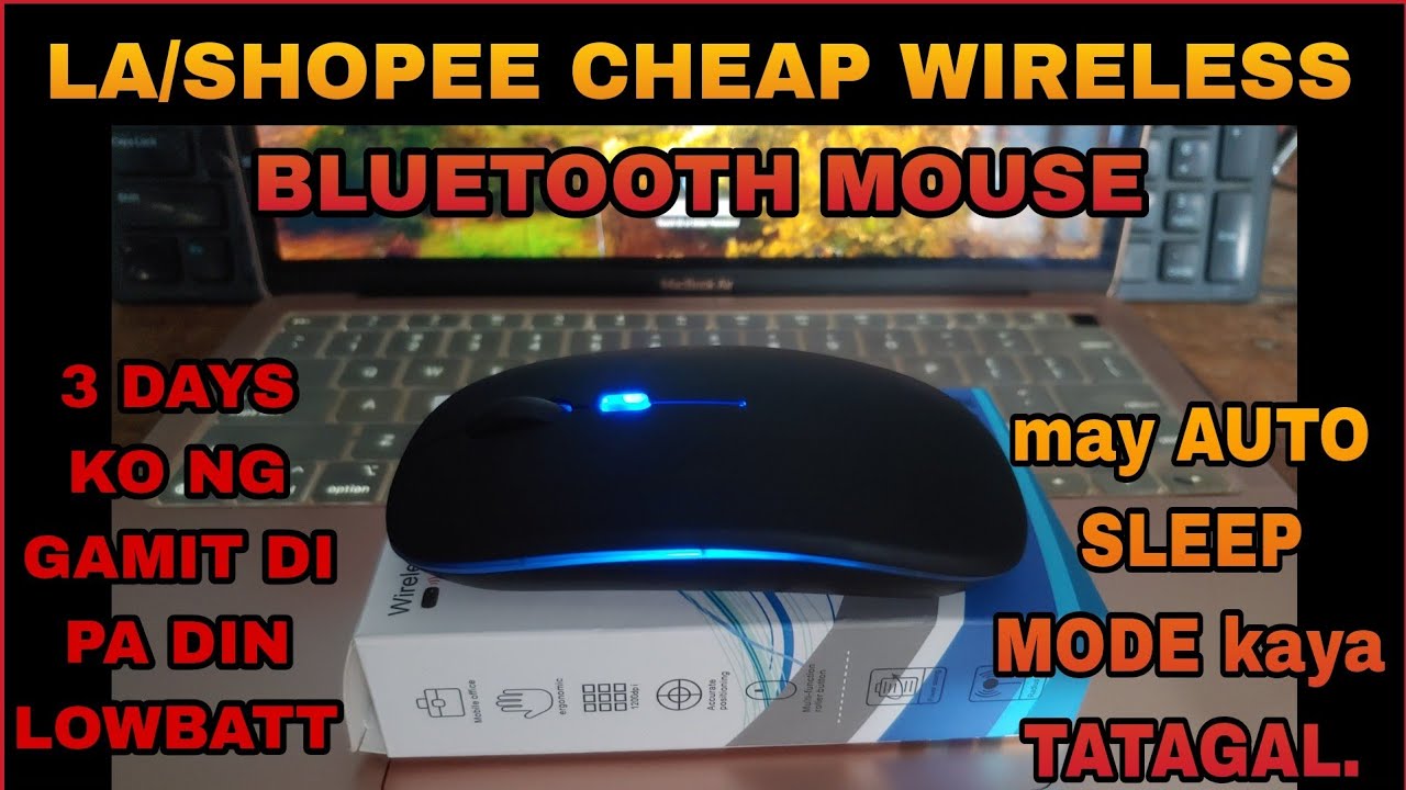 WIRELESS MOUSE FROM LAZADA/ SHOPEE SULIT NA SULIT | MURANG WIRELESS MOUSE | BLUETOOTH MOUSE ...