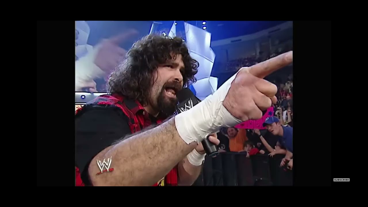 mick Foley and the rock lay the smackdown on evolution - YouTube