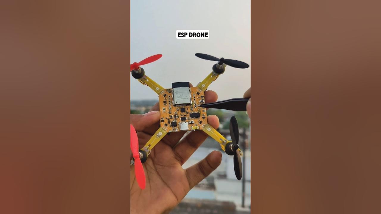 ESP32 DRONE fly test #esp32 #drone #arduino - YouTube