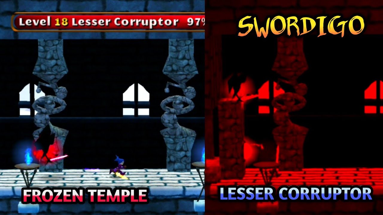 Swordigo part 31 | Fight with Lesser Corruptor💀🔥 | WizBoyVeer - YouTube