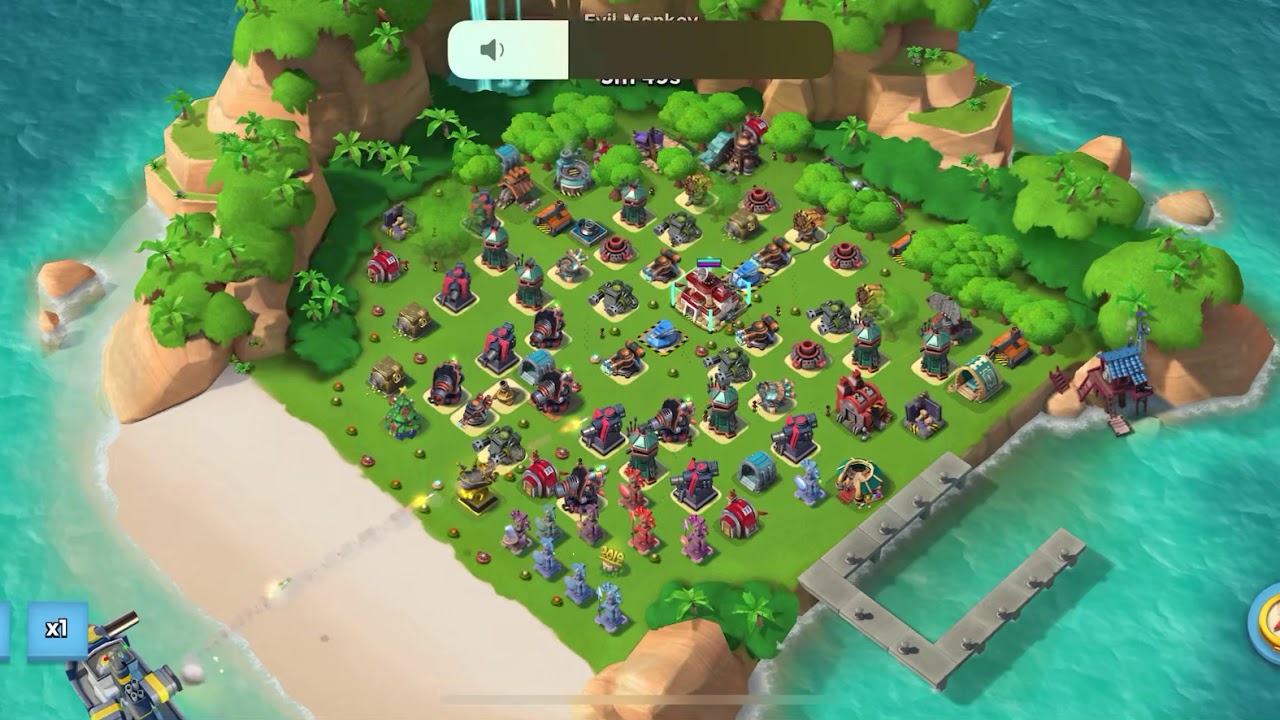 Boom Beach - Taking Down A Boosted Base - YouTube