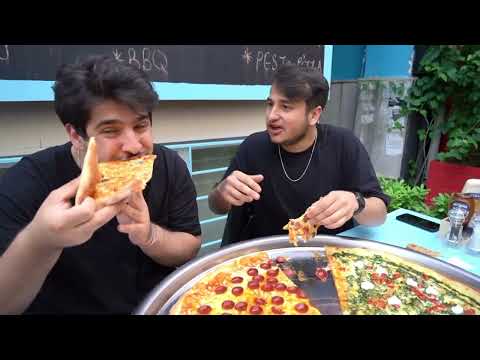 EN BÜYÜK PİZZA FENOMEN KARDEŞLER ÇOK MUTLU #pizza #funny