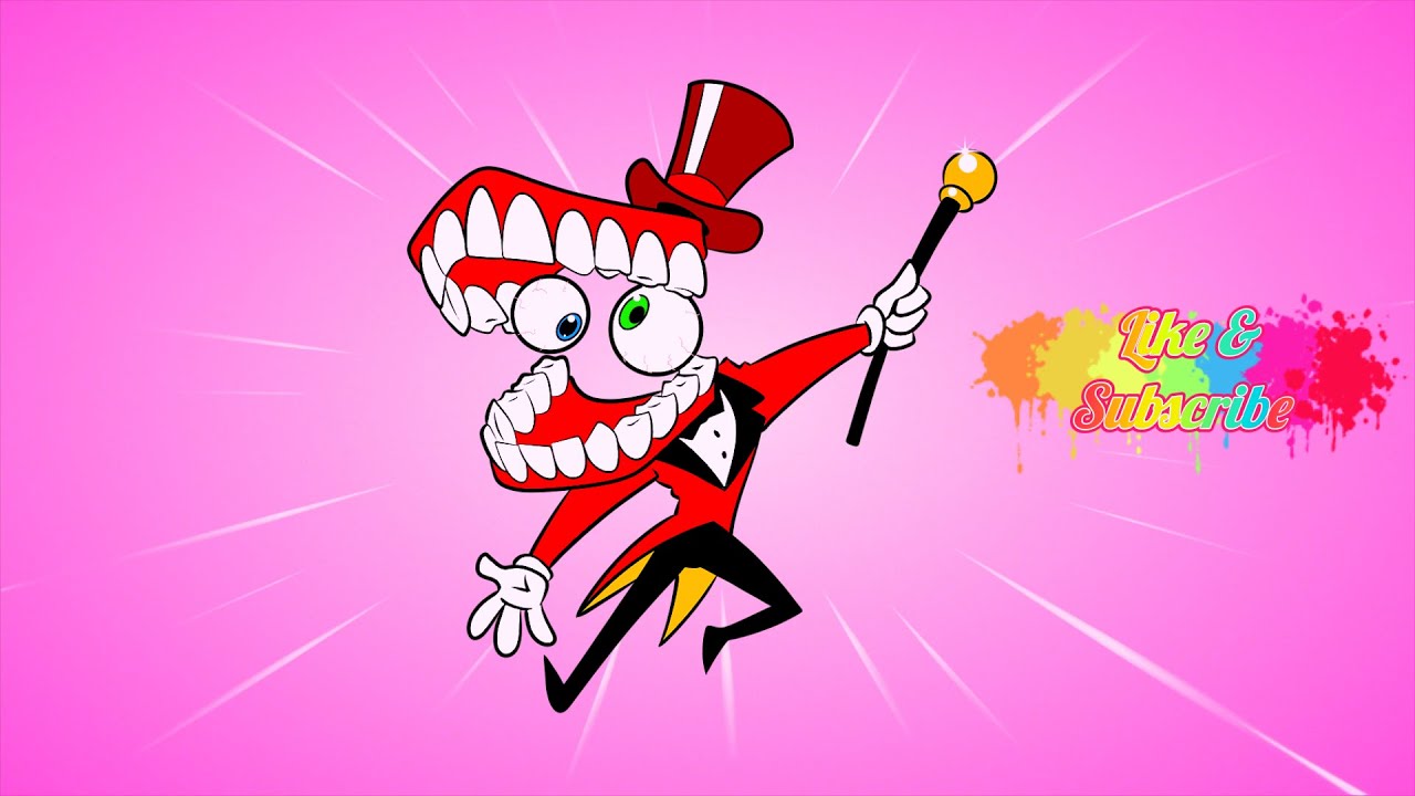 How to Color The Amazing Digital Circus Caine coloring video ...