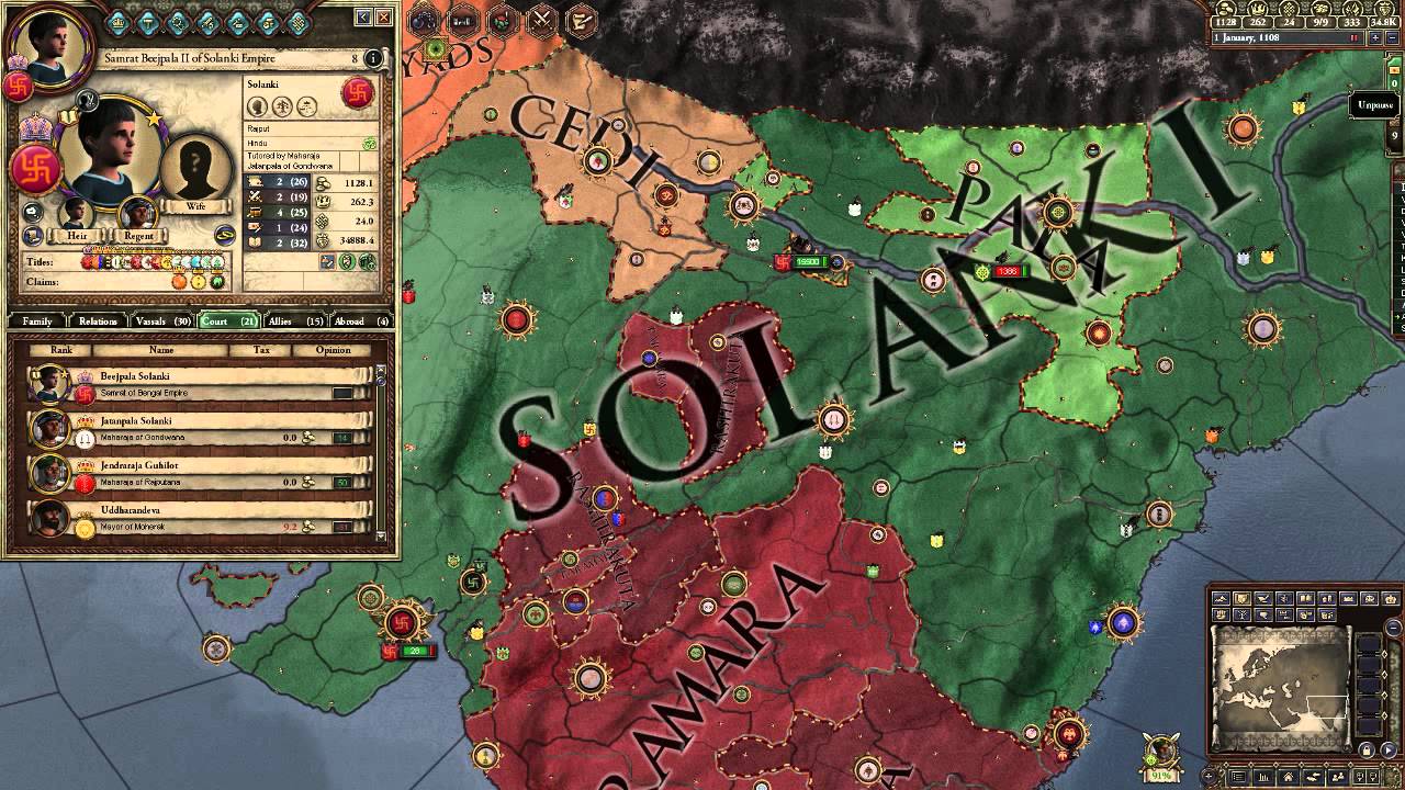 CK2: Solanki Empire 35 - YouTube