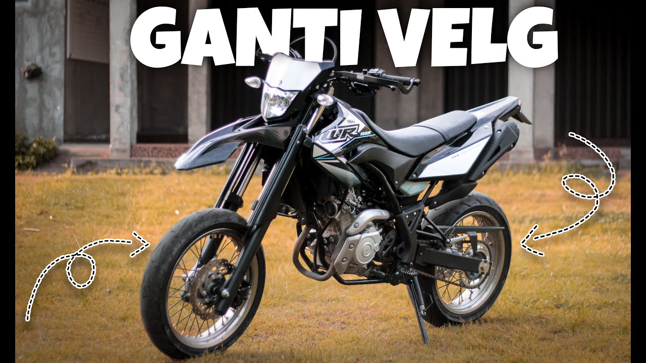 YAMAHA WR 155R JADI SUPERMOTO #DOGIEZ - YouTube