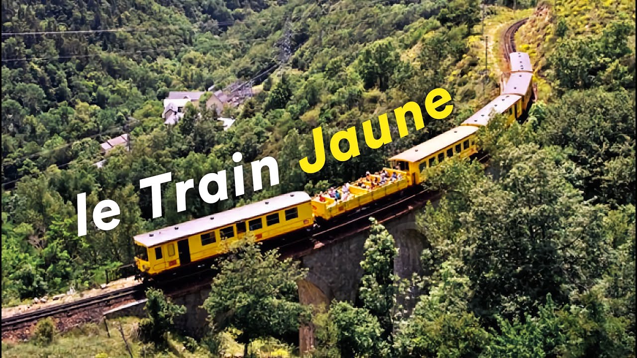 Une ligne incroyable au coeur des Pyrénées (le Train Jaune) - YouTube