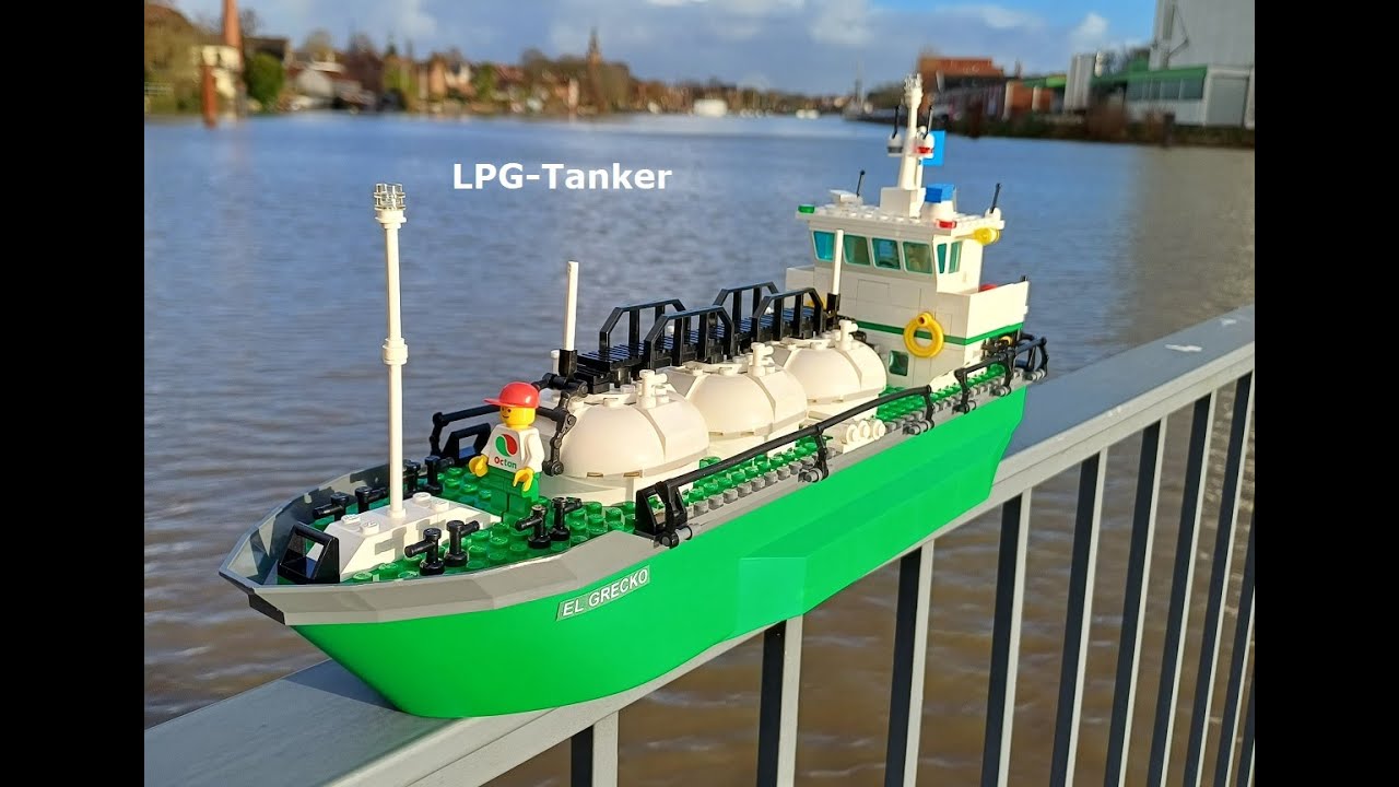 Ein Lego® LPG-Tanker - YouTube