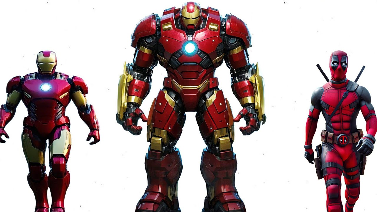 HULKBUSTER IRONMAN DEADPOOL ACTION FIGURE SUPERHERO AVENGERS ASSEMBLE ...