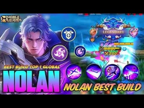 16 KILLS AUTO WIN! NOLAN ONE HIT BUILD-TOP GLOBAL NOLAN 2024~MLBB FULL ...