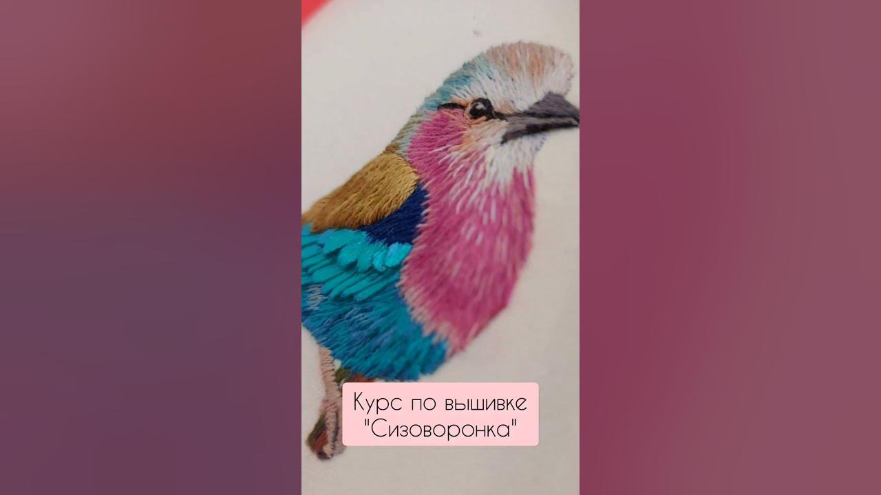 Курс по вышивке гладью Сизоворонка Youtube
