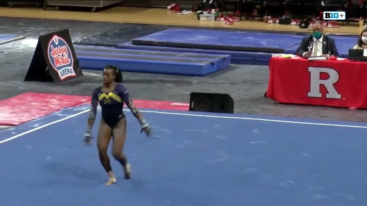 Gabby Wilson (Michigan) Floor 2022 @ Rutgers 10.000 - YouTube