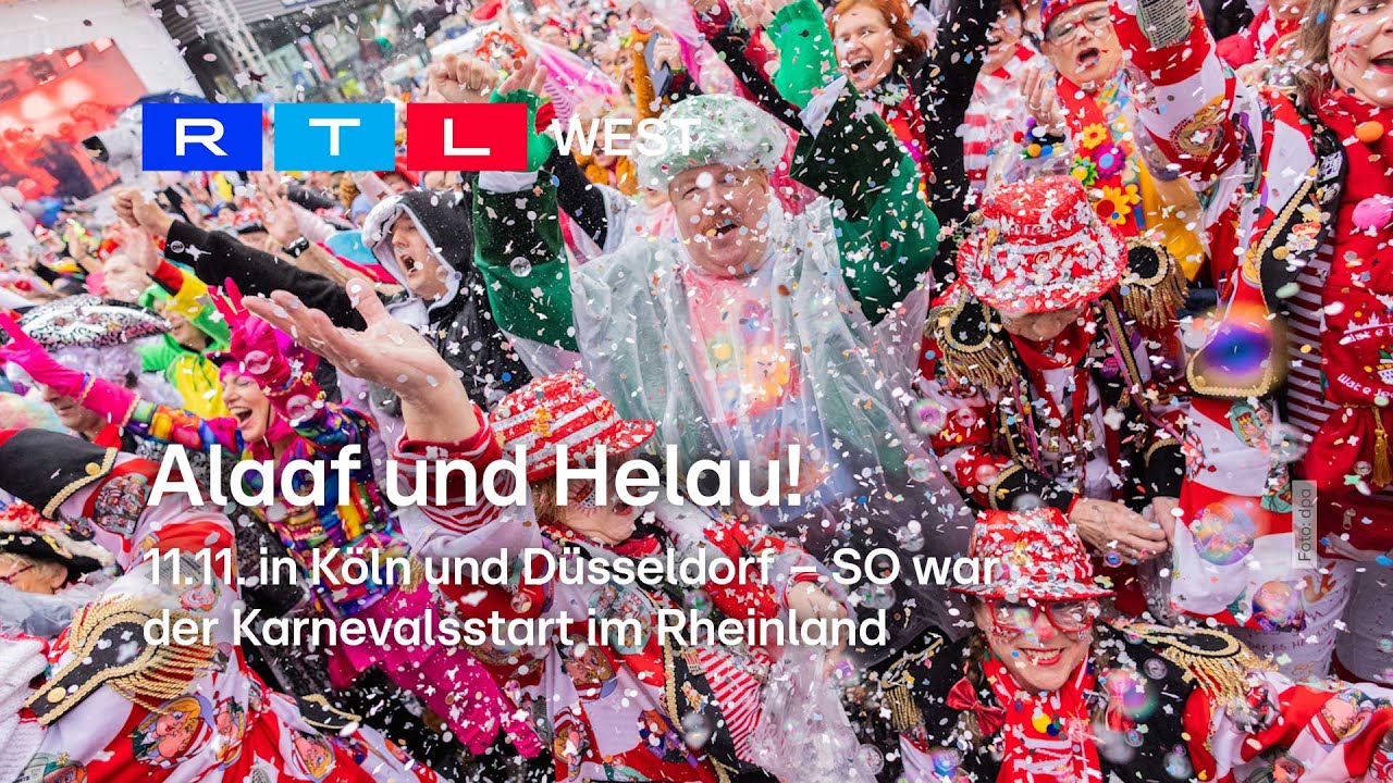Alaaf und Helau! 11.11. in Köln und Düsseldorf | RTL WEST, 11.11.2024 ...