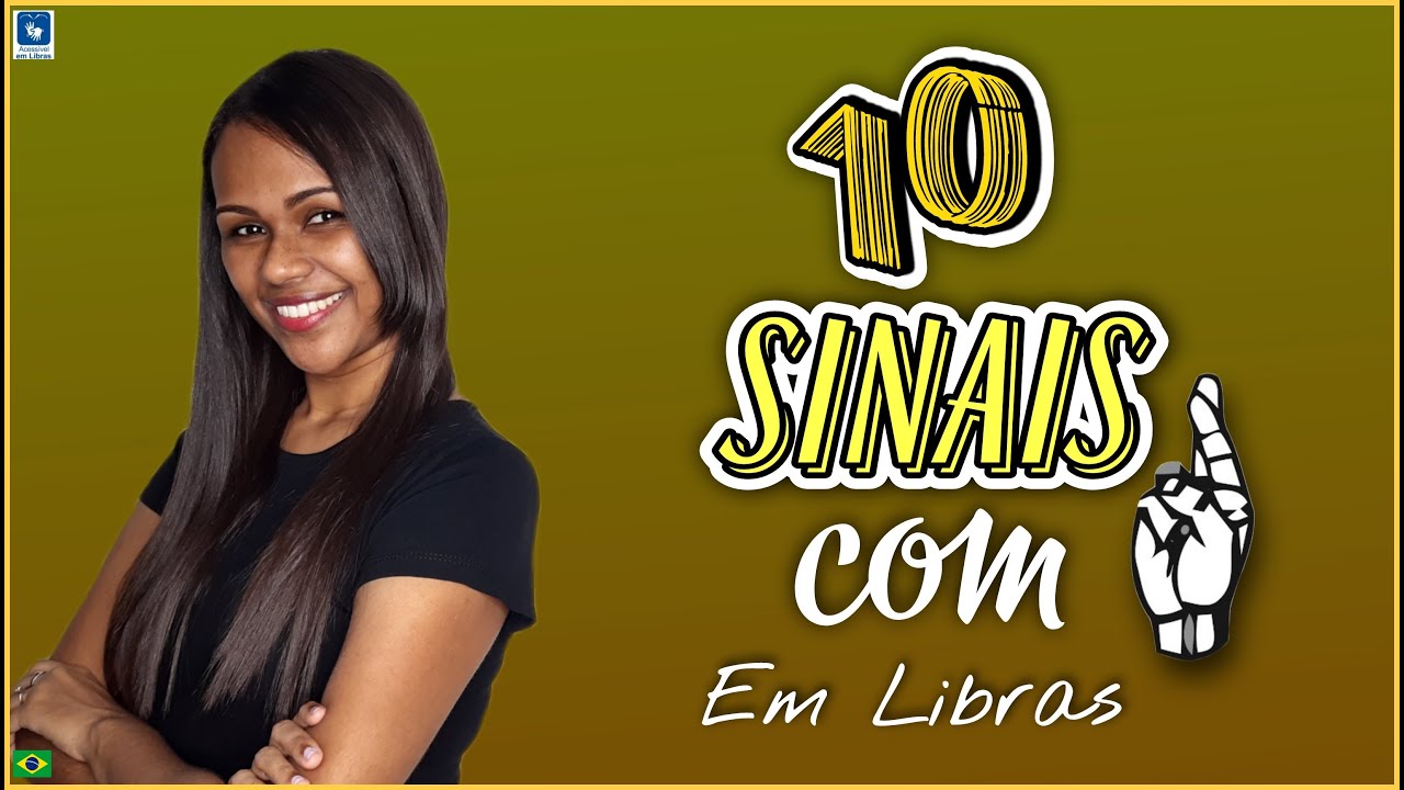 10 Sinais em Libras com a configuração em "R" - YouTube