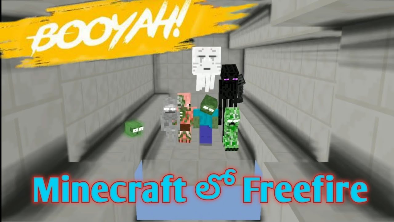 Free fire in Minecraft animation video - YouTube