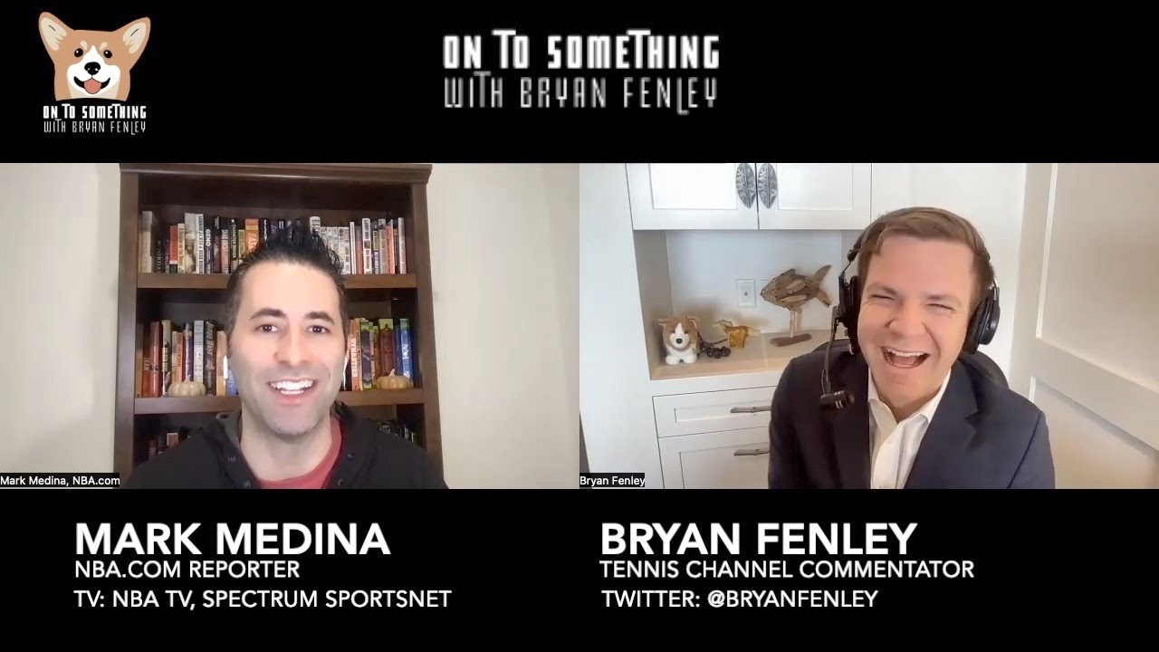 Zooming in on NBA renowned reporter Mark Medina - YouTube