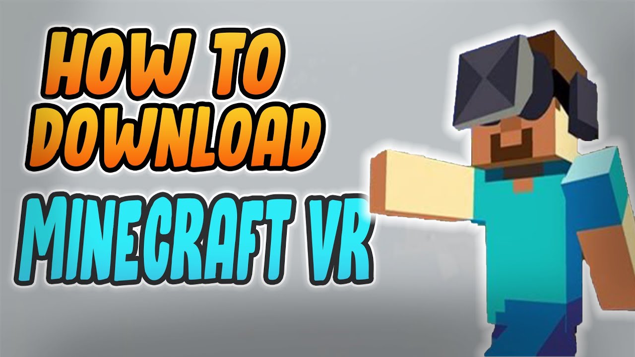 How To Download Minecraft VR *2022* (Easy) - YouTube