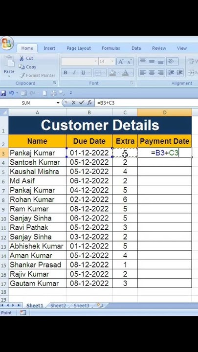 Shorts How To Add Days To Dates In Excel Excelshorts Youtubeshorts Youtube