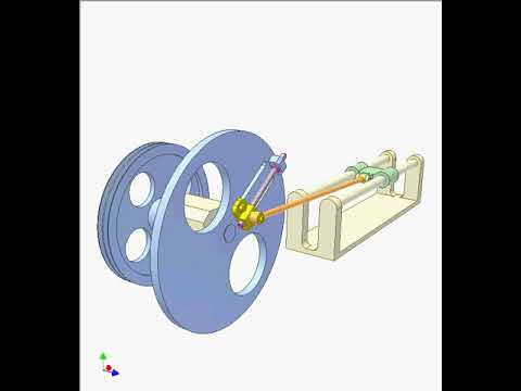 Mechanism for adjusting crank radius 2a - YouTube