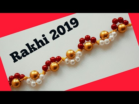 Easy Rakhi Making || Step by step || DIY - YouTube