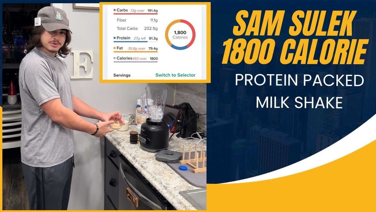 Having Fun with a Sam Sulek Parody. We make a for-real 1800 calorie ...